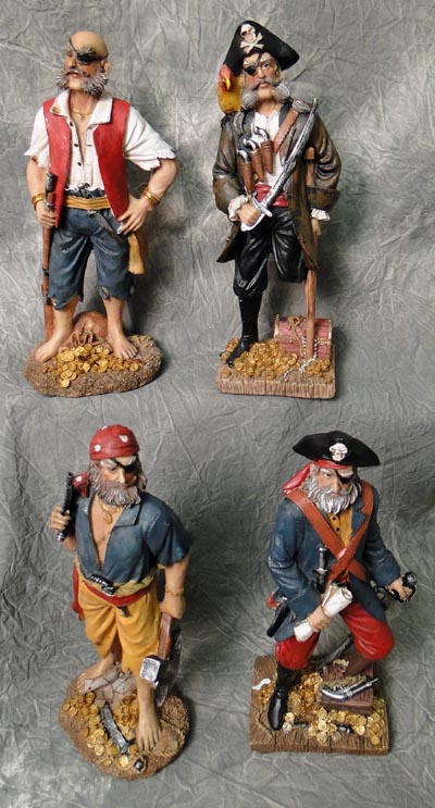 Assorted Pirate Figurine - Globe Imports