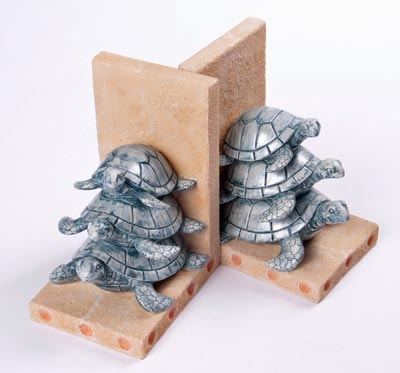 Sea Turtles Bookend Pair - Globe Imports