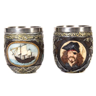 Assorted Pirate Drinking Glass - Globe Imports