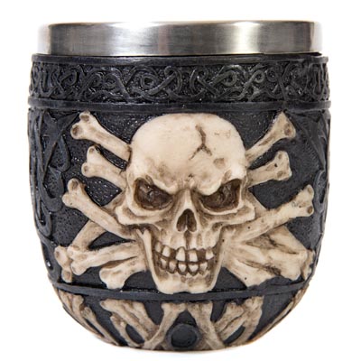 Skull and Bones Shot Glass - Globe Imports