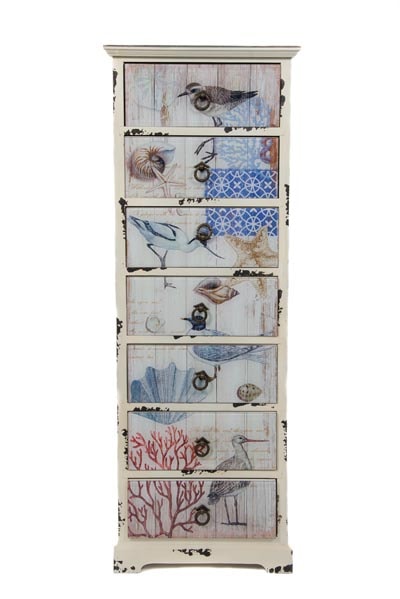 Shore Birds Cabinet - Globe Imports