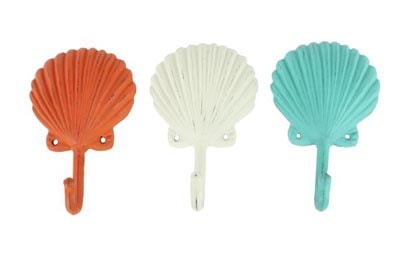 Assorted Metal Shell Hook - Globe Imports