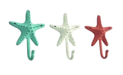 Assorted Metal Starfish Hook - Globe Imports