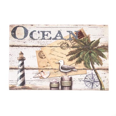 Decorative Ocean Sign - Globe Imports