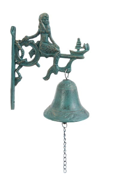 Nautical Mermaid Wall Bell - Globe Imports