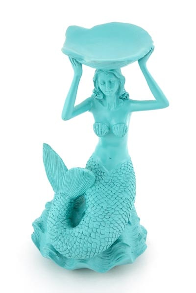 Mermaid Holding Sea Shell - Globe Imports