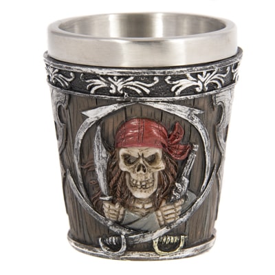 Pirate Shot Glass - Globe Imports