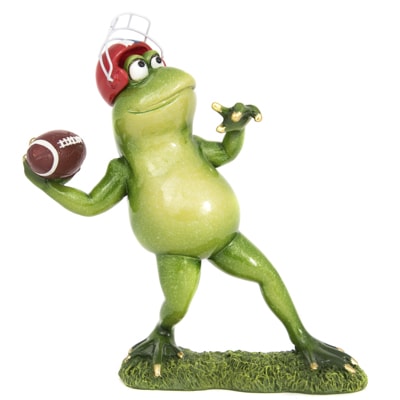 Frog Football Player - Globe Imports