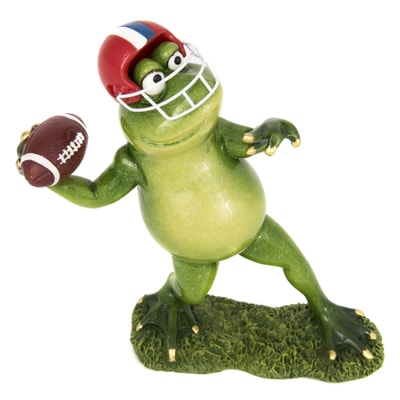 Frog Football Player - Globe Imports