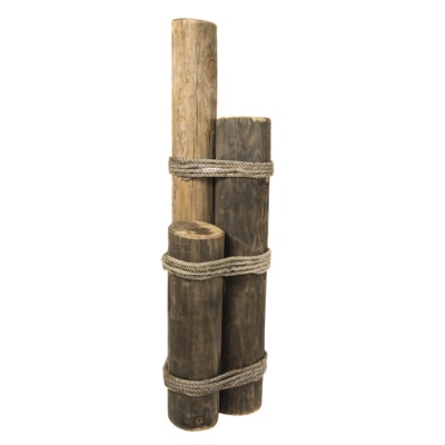 Assorted Decorative Wood Pilings - Globe Imports