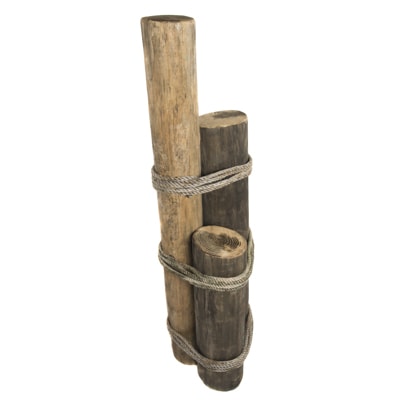 Assorted Decorative Wood Pilings - Globe Imports