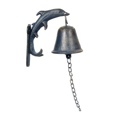 Dolphin Wall Bell - Globe Imports
