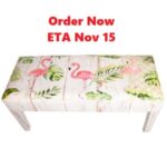 Flamingos Bench - Globe Imports