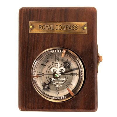 Royal Compass in Box - Globe Imports