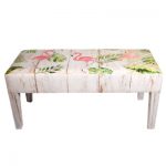 Flamingos Bench - Globe Imports