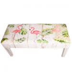 Flamingos Bench - Globe Imports