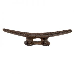 Metal Nautical Cleat Hook - Globe Imports