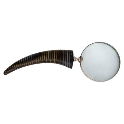Horn Handled Magnifying Glass - Globe Imports