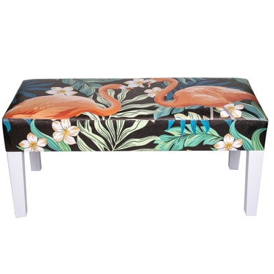 Flamingos Bench - Globe Imports
