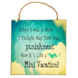 Nap Time Sign - Globe Imports