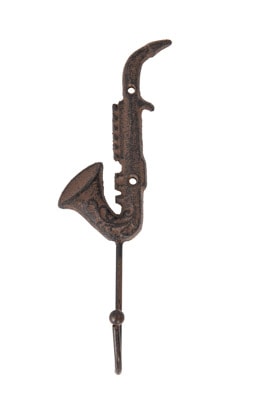 Saxophone Coat Hook - Globe Imports