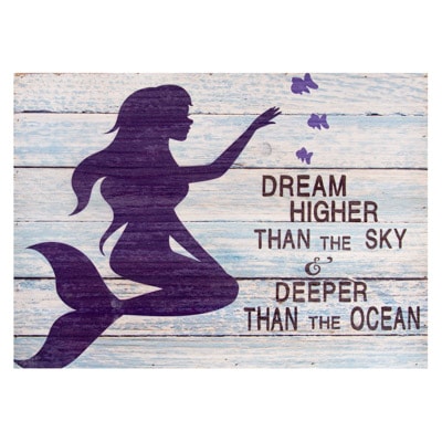 Mermaid Dream Sign - Globe Imports