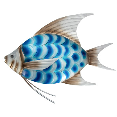 Decorative Metal Wall Fish - Globe Imports