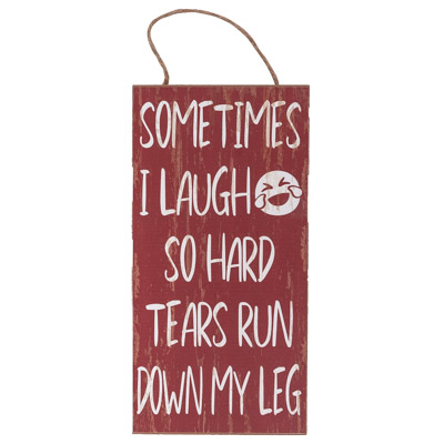 Tears Run Down Sign - Globe Imports