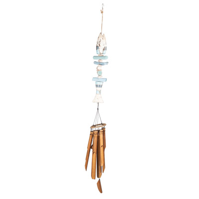 Assorted Fish Bones Wind Chime - Globe Imports