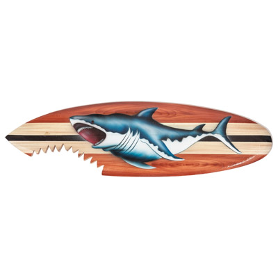 Shark Bite Surfboard Art - Globe Imports