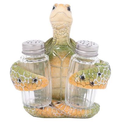 Green Turtle Salt & Pepper Set - Globe Imports