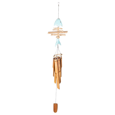 Assorted Fish Bones Wind Chime - Globe Imports