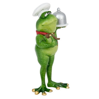 Frog Chef Figurine - Globe Imports
