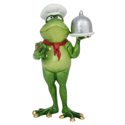 Frog Chef Figurine - Globe Imports