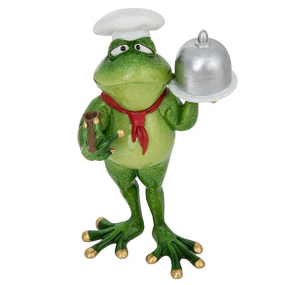 Frog Chef Figurine - Globe Imports
