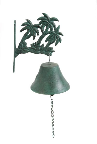 Palm Trees Wall Bell - Globe Imports