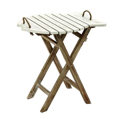 Wood Fish Folding Table - Globe Imports