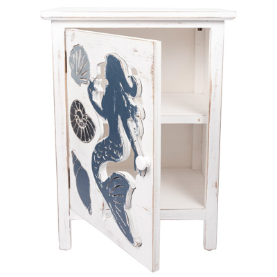 28 1/4 Inches High x 20 Inches Wide x 13 3/4 Inches Deep Mermaid and ...