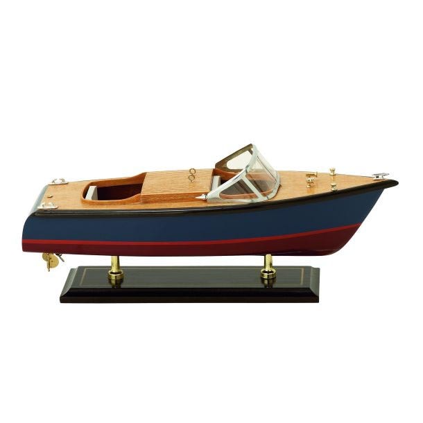Decorative Model Antique Boat - Globe Imports