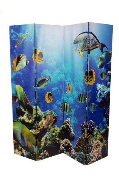 Undersea View Room Divider - Globe Imports