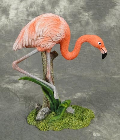 Pink Flamingo Figurine - Globe Imports