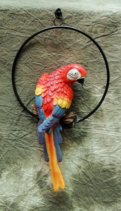 Parrot on Ring - Globe Imports